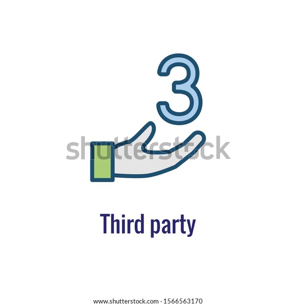 Logistics Icon Hand Number 3 Stock Vector (Royalty Free) 1566563170 ...