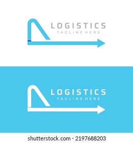 Logistics Logo Arrows Order Box Fast Stock Vector (Royalty Free ...