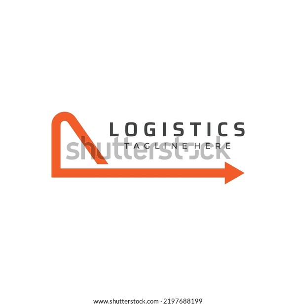 Logistics Logo Arrows Order Box Fast Stock Vector (Royalty Free ...