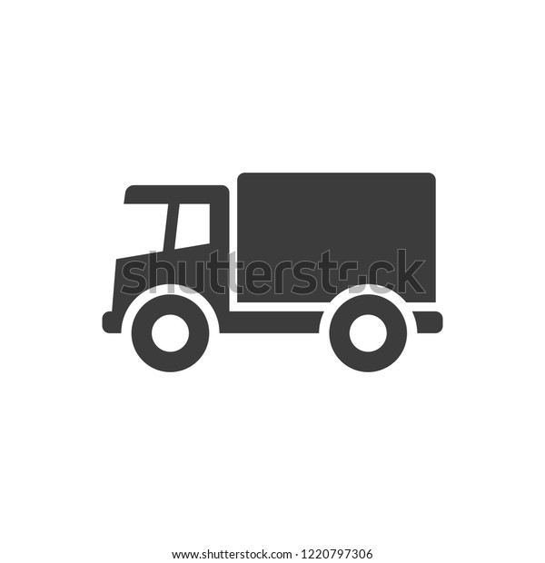 Logistics Truck Icon Stock Vector (Royalty Free) 1220797306