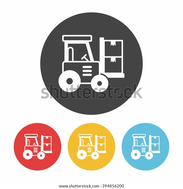 Logistics Truck Icon Stock Vector (Royalty Free) 394856200