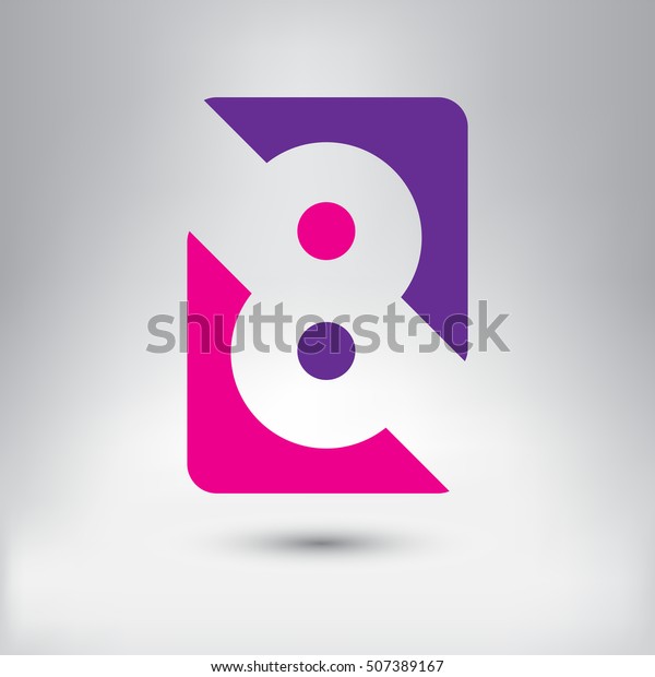 Logo 8 Designnumber Eight Logologotype Vector Stock Vector (Royalty ...