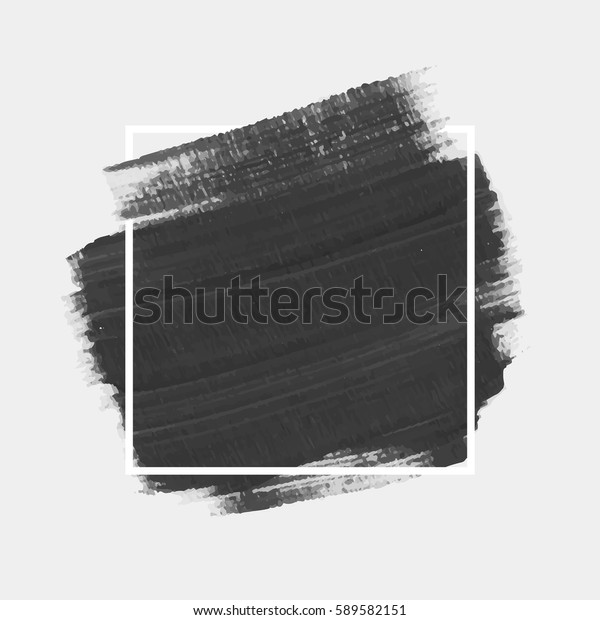 Logo Abstract Background Brush Paint Texture Stock Vector (Royalty Free ...