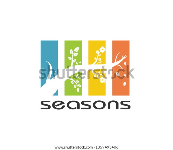 Logo All Four Seasons Vector Graphics Stock Vector (Royalty Free ...