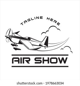 Logo Aviation Airshow Vector Illustration Stock Vector (Royalty Free ...