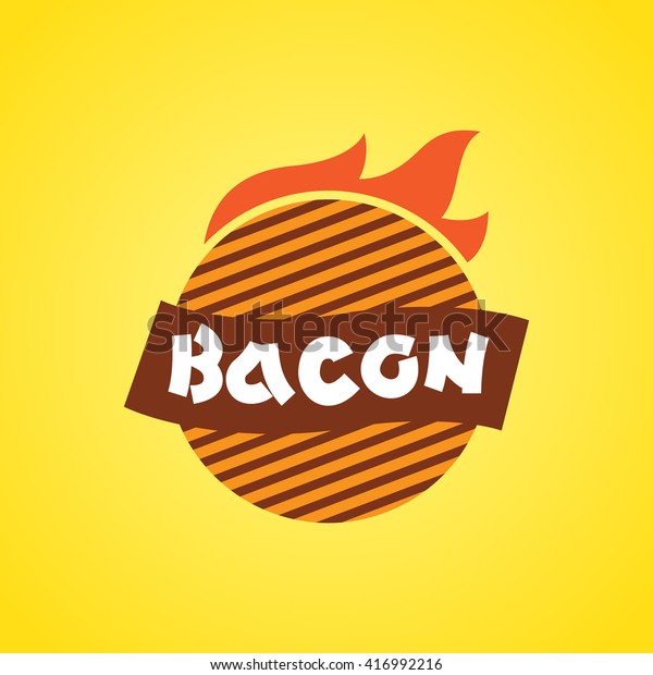 Logo Bacon Stock Vector (Royalty Free) 416992216 | Shutterstock