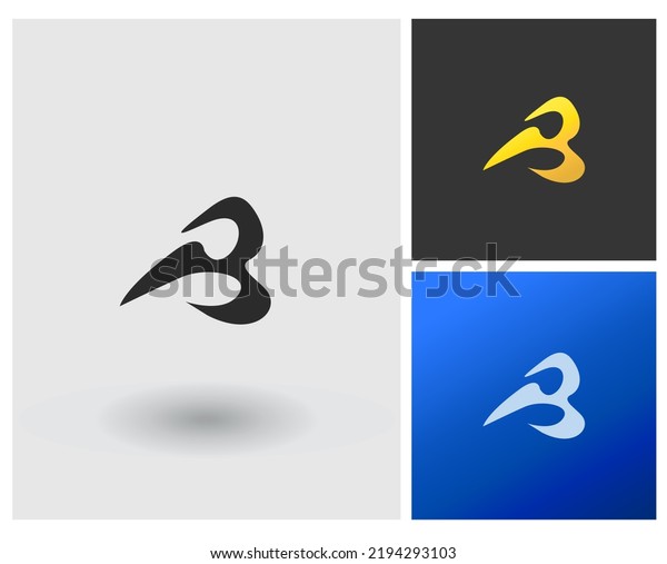 Logo Bp Letter Shape Monogram App Stock Vector (Royalty Free ...