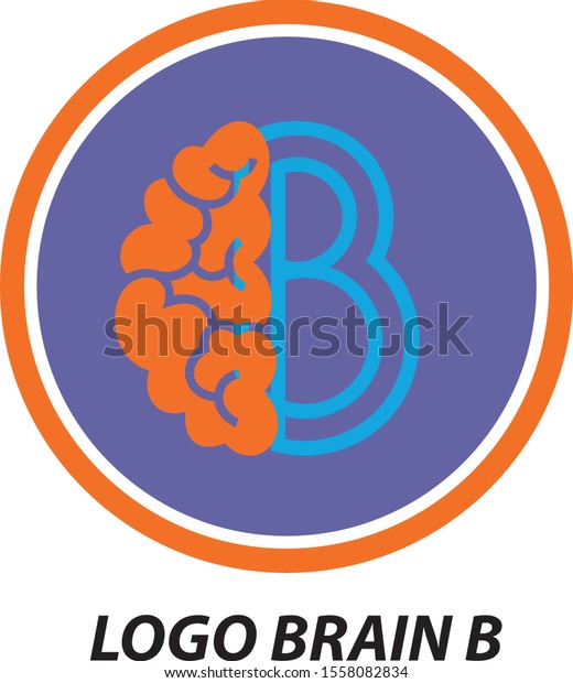 Logo Brain Letter B Stock Vector (Royalty Free) 1558082834 | Shutterstock