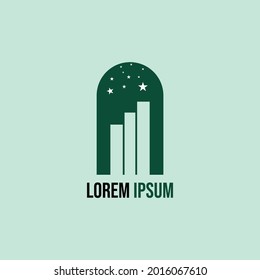 Logo Building Night Vector Icon Stock Vector (Royalty Free) 2016067610 ...