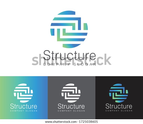 vector de estructura de construcción de: vector de stock (libre de ...