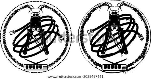 Logo Cable Engineers Field Information Technology Stock Vector (Royalty ...