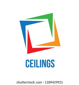 Logo Ceilings Floors Stock Vector (Royalty Free) 1189429921 | Shutterstock