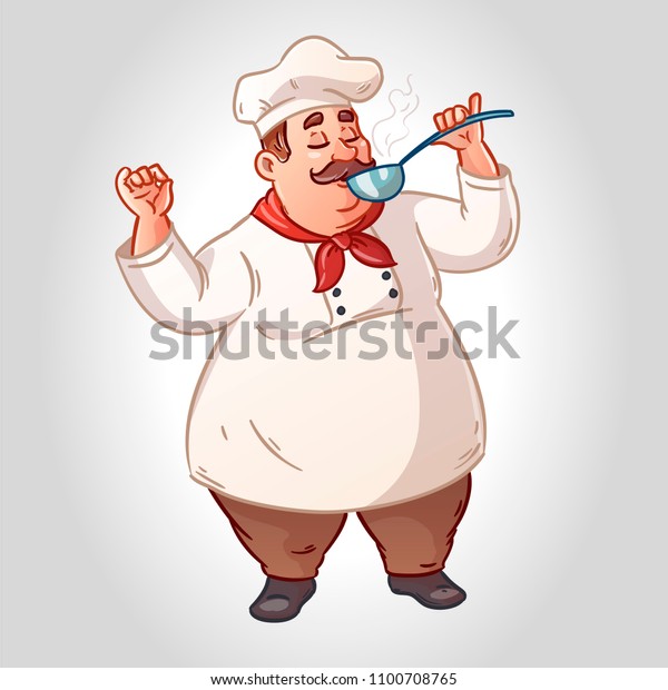 Logo Chef Ladle Chief Ladle Tries Stock Vector (Royalty Free ...