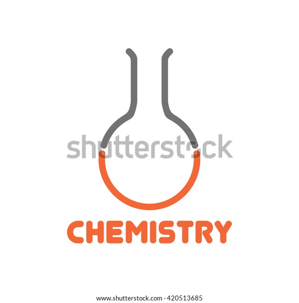 Logo Chemistry Vector Illustration On White Stock Vector (Royalty Free ...