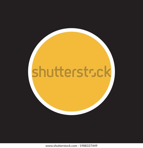 Logo Circle Background Decoration Logo Icon Stock Vector (Royalty Free ...