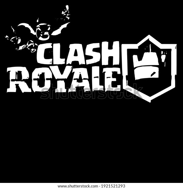 Logo Clash Royale Battle Bat Stock Vector (Royalty Free) 1921521293