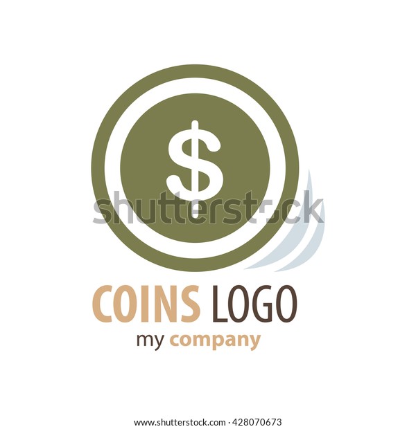 Logo Coins Vector Brown Color Stock Vector (Royalty Free) 428070673 ...