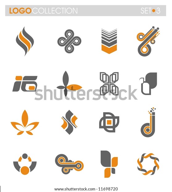 Logo Collection Set 3 Stock Vector (Royalty Free) 11698720 | Shutterstock