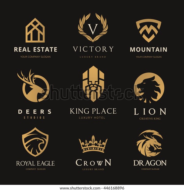 Logo Collection Set Brand Identity Vector Stock Vector (Royalty Free ...