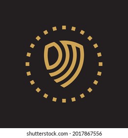 68 Abstract letter dm shield logo Images, Stock Photos & Vectors ...
