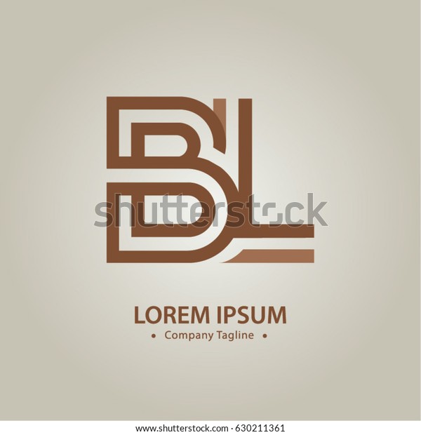 Logo Combinations Letter B L Stock Vector (Royalty Free) 630211361 ...