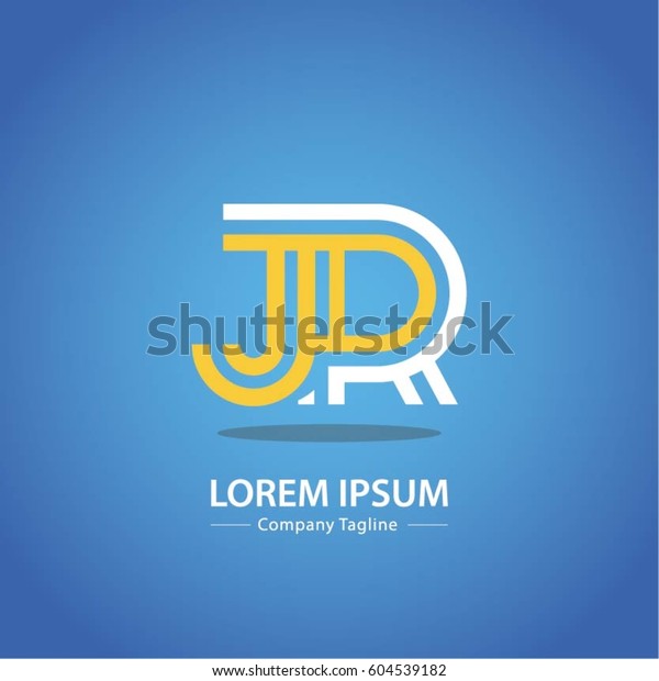 Logo Combinations Letter J R Stock Vector (Royalty Free) 604539182 ...