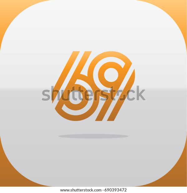 Logo Combinations Number 6 9 Stock Vector (Royalty Free) 690393472 ...