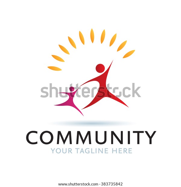 Logo Community Icon Element Template Design Stock Vector (Royalty Free ...