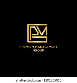 Logo Company Letters Pmg Vector Illustration Stock Vector (Royalty Free ...