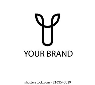Logo Concept Letter Y Logogram Perfect Stock Vector (Royalty Free ...
