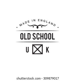 Logo Concept Old School Uk: เวกเตอร์สต็อก (ปลอดค่าลิขสิทธิ์) 309879017 ...