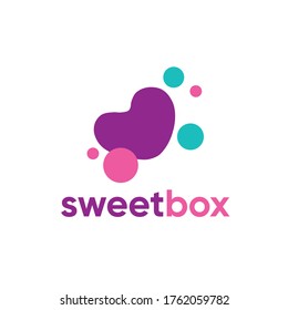 Logo Concept Sweet Box Sweet Logo Stock Vector (Royalty Free ...