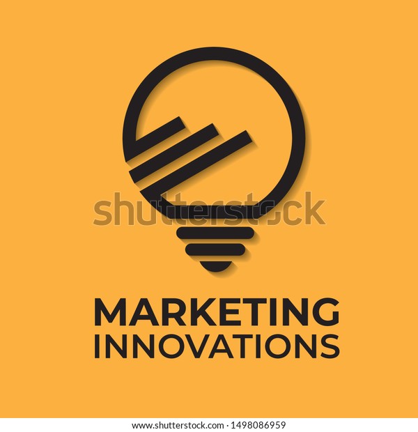 Logo Consists Bulb Infinity Symbol Describing Stock Vector (Royalty ...