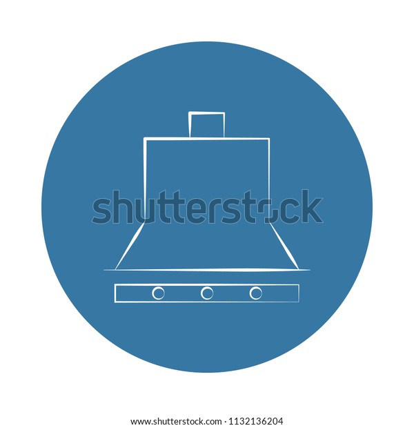 Logo Cooker Hood Icon Element Electro Stock Vector (Royalty Free ...