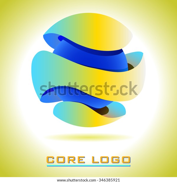 Logo Core Abstract 3d Emblem Vector Stock Vector (Royalty Free ...