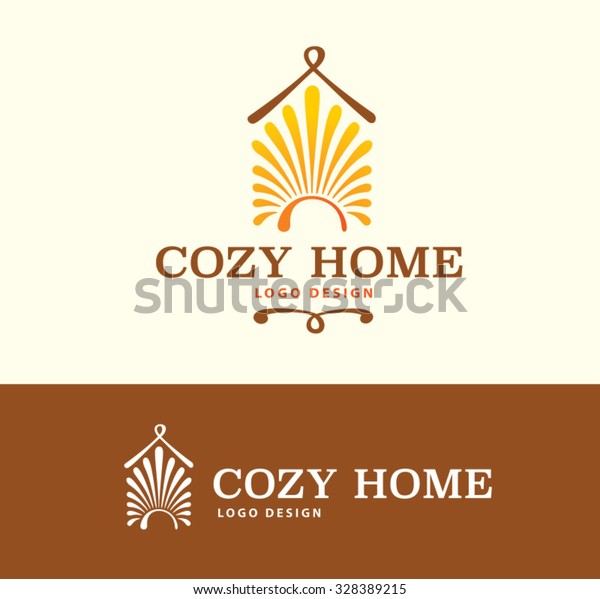 Logo Cozy Home Stock Vector (Royalty Free) 328389215 | Shutterstock