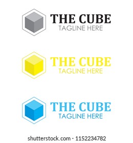 Vector Illustration Isometric Abstract Cube Logo Stock Vector (Royalty ...