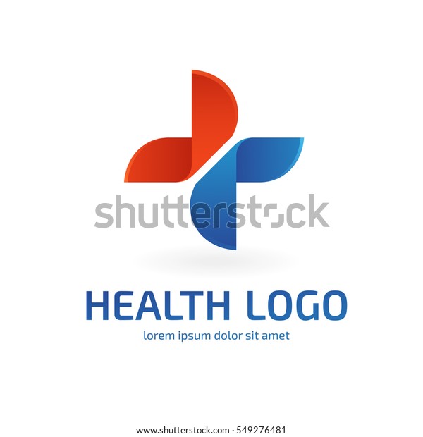 Logo Design Abstract Medical Vector Template Stock Vector (Royalty Free ...