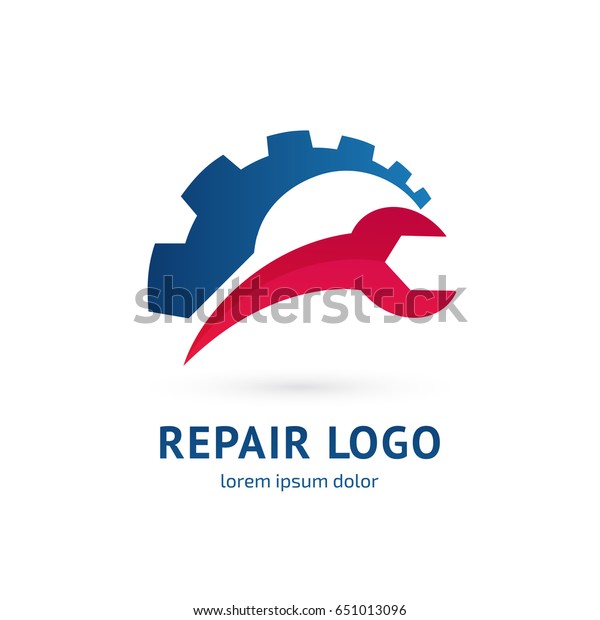 Logo Design Abstract Repair Vector Template Stock Vector (Royalty Free ...