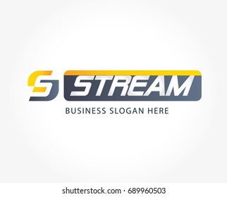 Logo Design Abstract Web Icon Stock Vector (Royalty Free) 689960503 ...