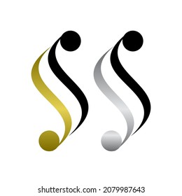 Logo Design Concept S Letter Symbol Stock Vector (Royalty Free ...
