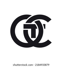 Logo Design Consisting Intertwined Letters O Stock Vector (Royalty Free ...