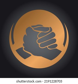 Logo Design Corporate Concepts Joining Hand Stock Vector (Royalty Free ...