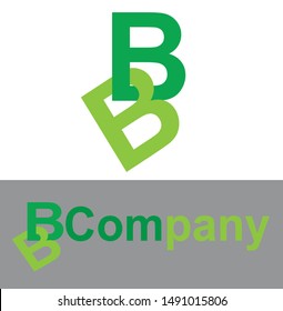 Logo Design Double Letter B Icons Stock Vector (Royalty Free ...