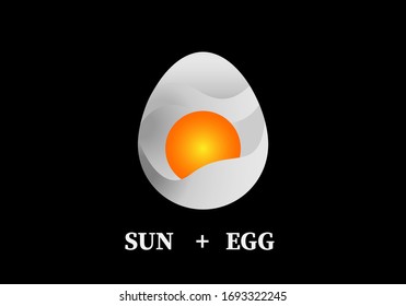 Logo Design Egg Shape Modern Logo Stock Vector (Royalty Free ...