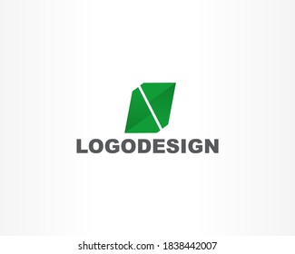 Logo Design Green Color Vector Logo Stock Vector (Royalty Free ...