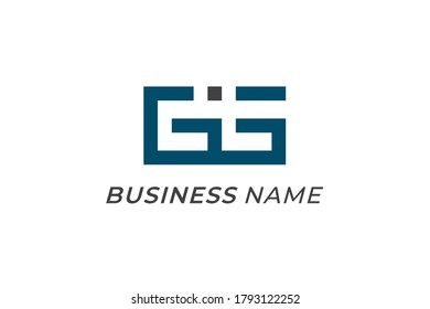 Logo Design Letter G Square Stock Vector (Royalty Free) 1793122252 ...