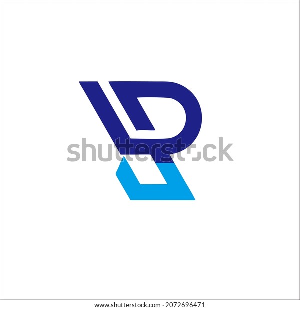 Logo Design Letter Ldj Your Name Stock Vector (Royalty Free) 2072696471 ...