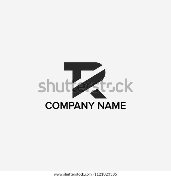 Logo Design Letter R T Stock Vector (Royalty Free) 1121023385