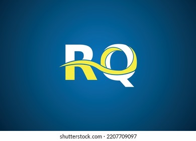 Logo Design Letter Rq Vector Stock Vector (Royalty Free) 2207709097 ...